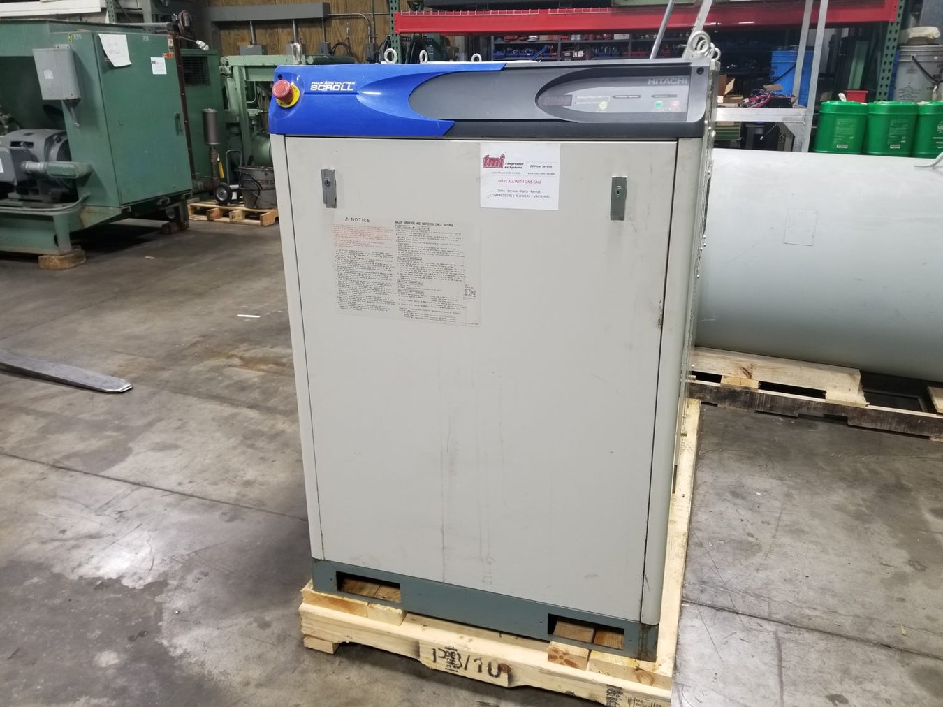 Hitachi SRL-5.5 Compressor - Used Equipment