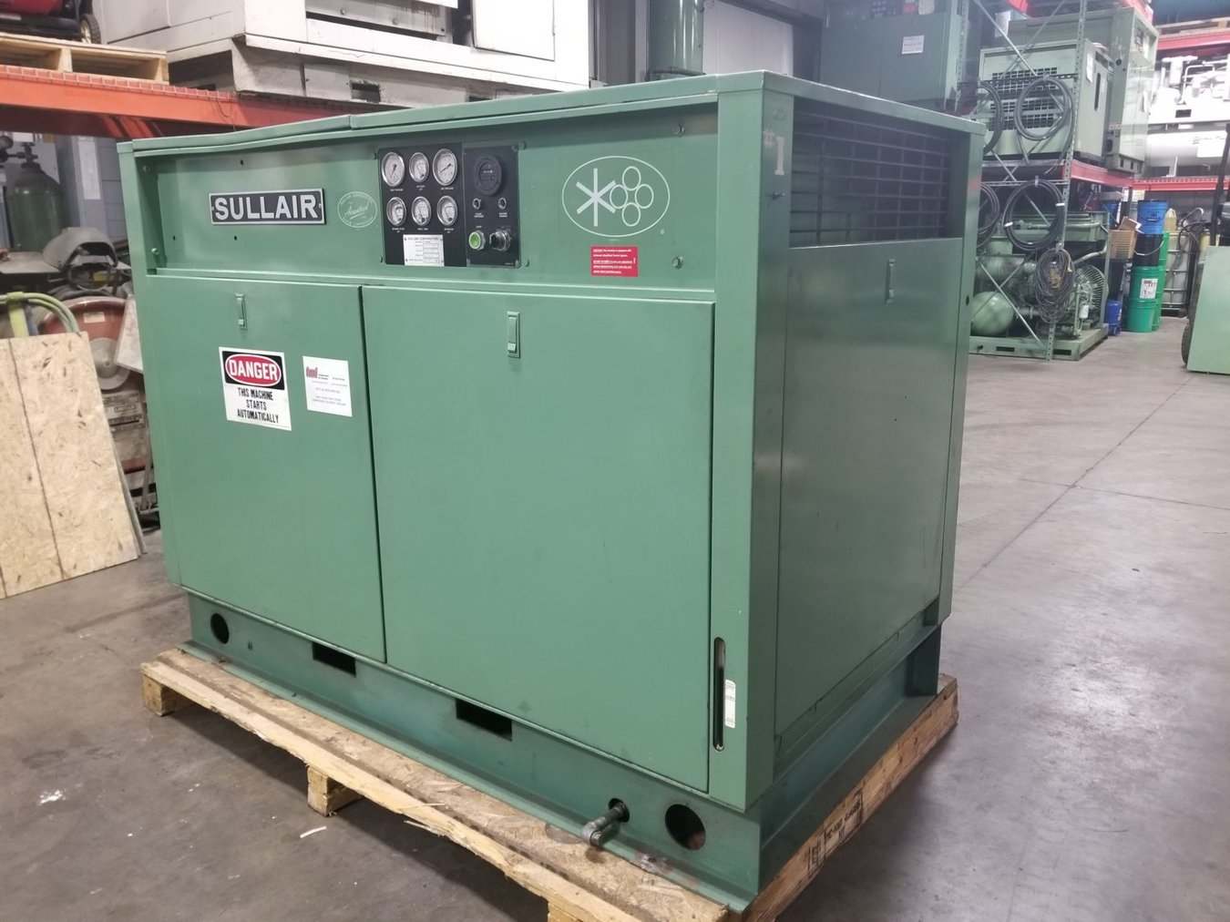 Sullair 12B-40L Compressor - Used Equipment